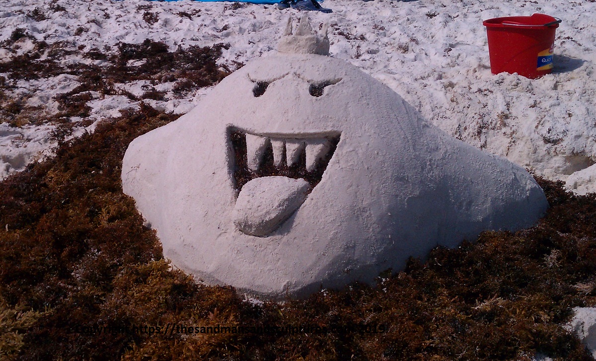 Super Mario Bros. - The Sandman Sand Sculptures
